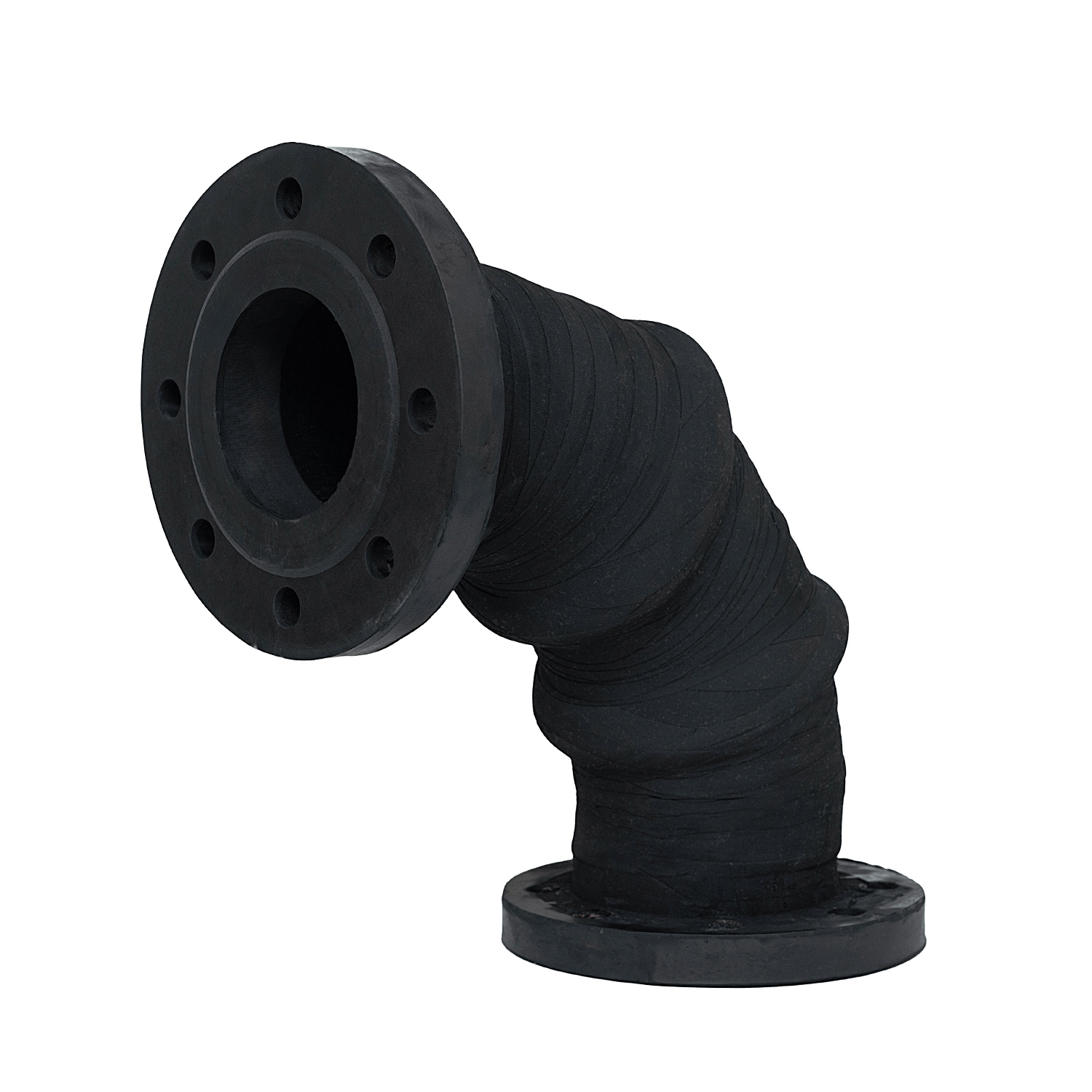 China Heavy-Duty Rubber Elbow Hose with Flanged Ends factory and ...
